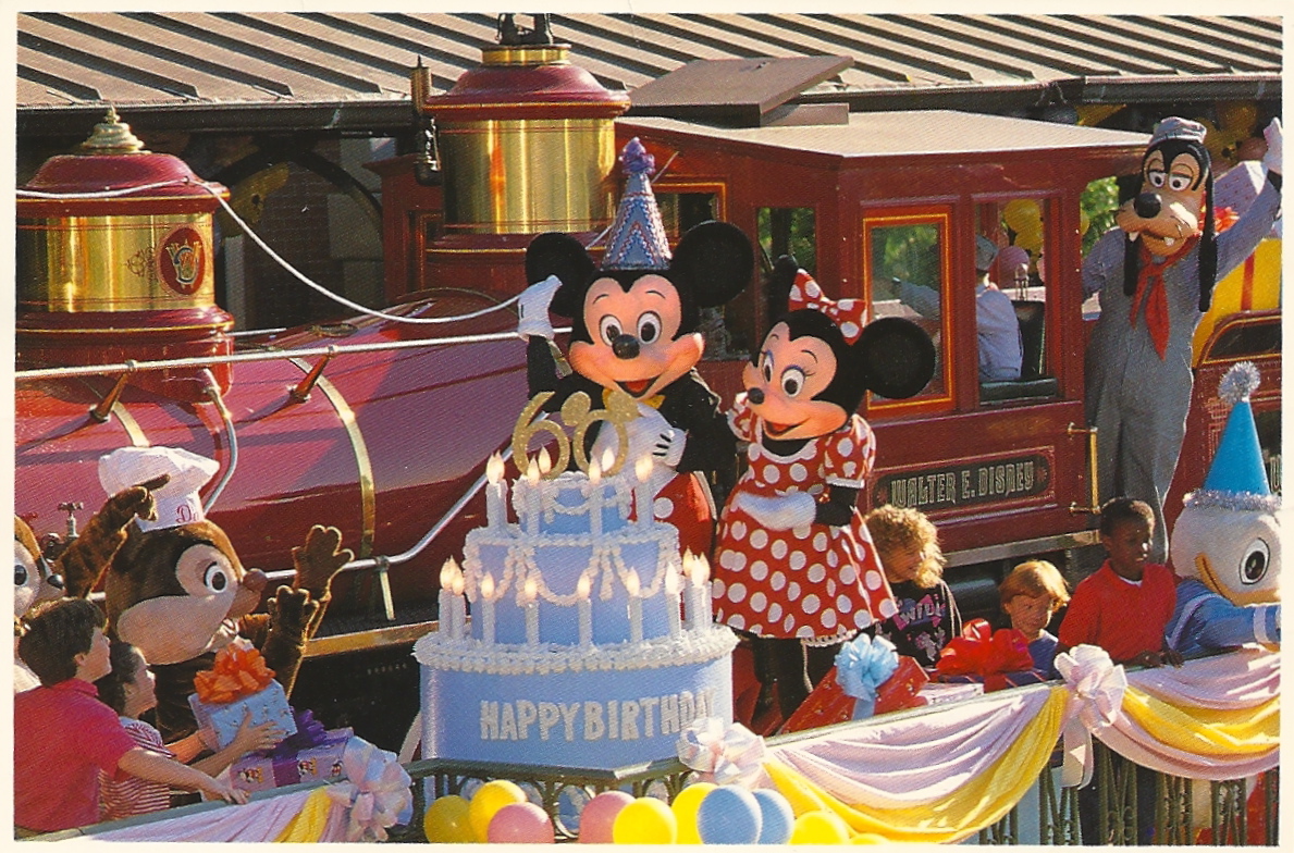 My Favorite Disney Postcards: Mickey's 60th Birthday Party