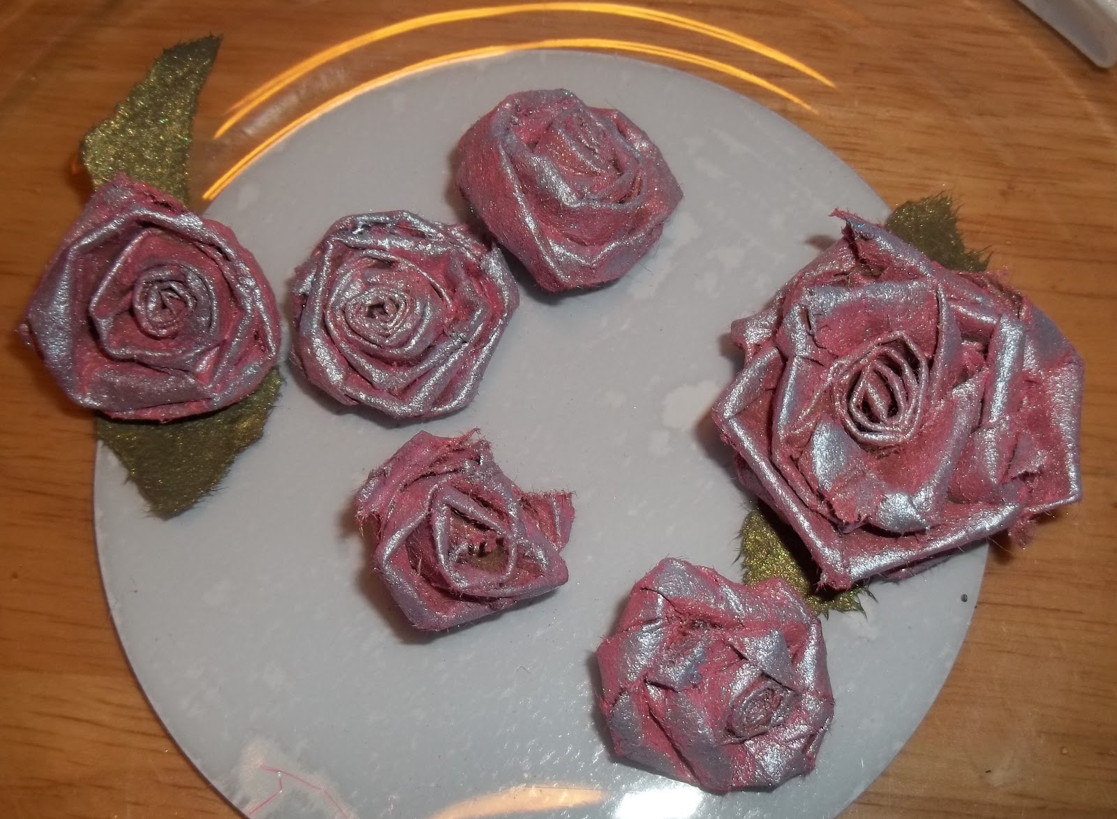 Fulfilling the Heart..Cultivate Life in Joy: 'Paper Roses' Recycled ...