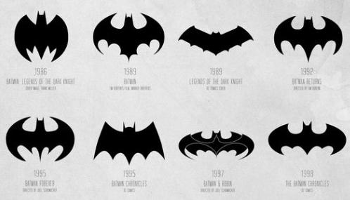 ': A evolução do símbolo do Batman em 30 designs!