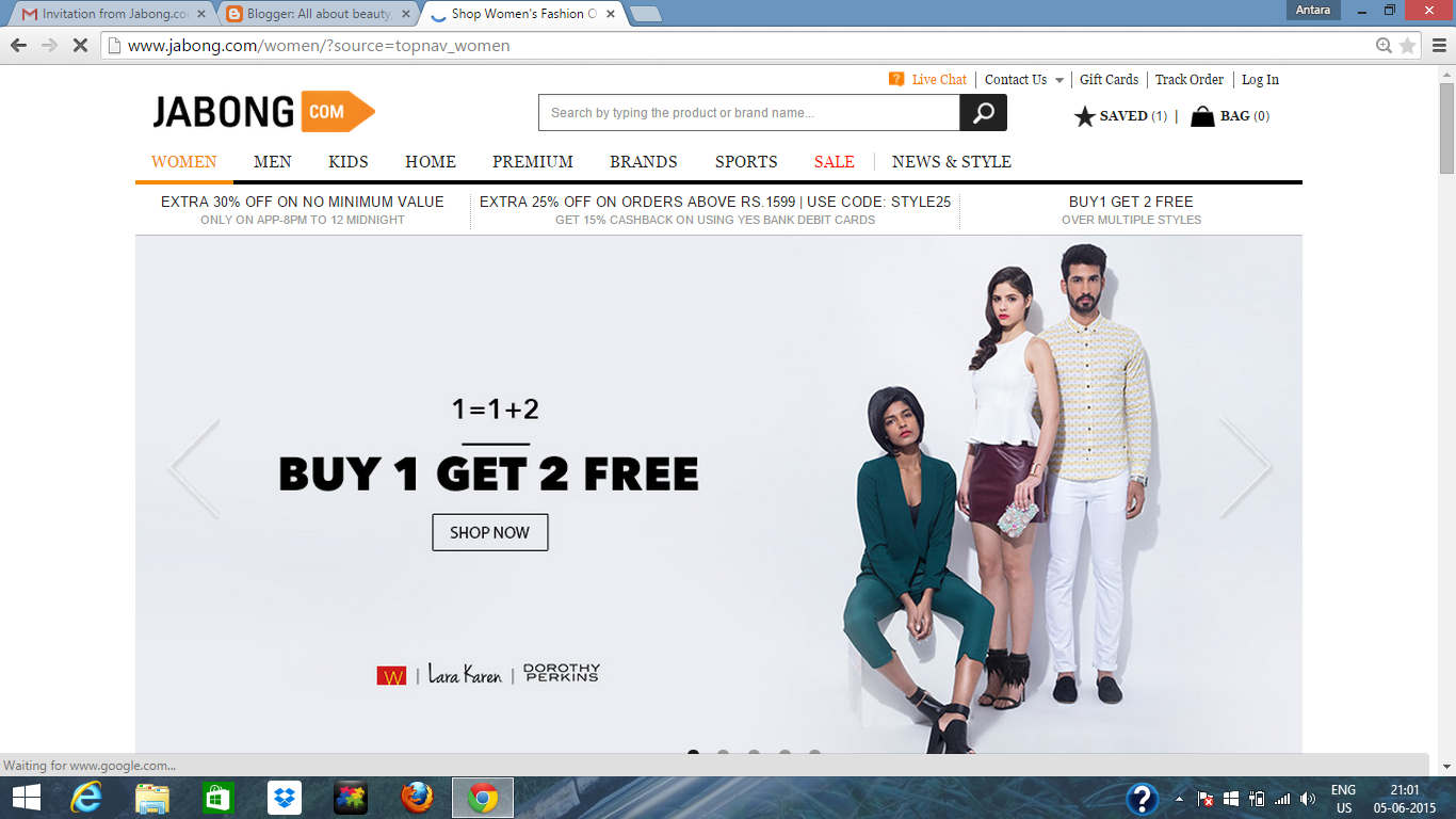 Website review : For all things fashionable, check out Jabong.com ~ health and lifestyle
