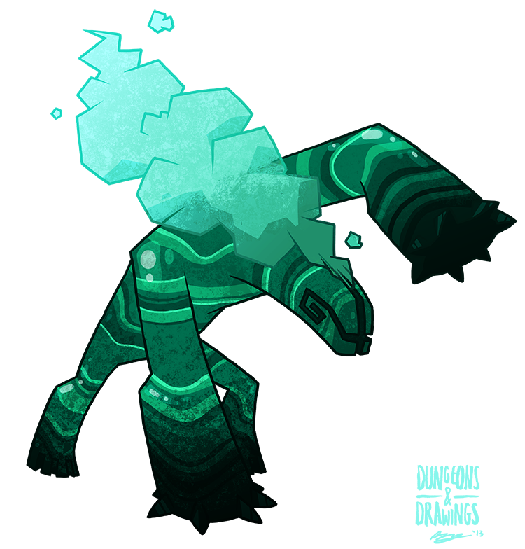 Dungeons and Drawings: Large Earth Elemental