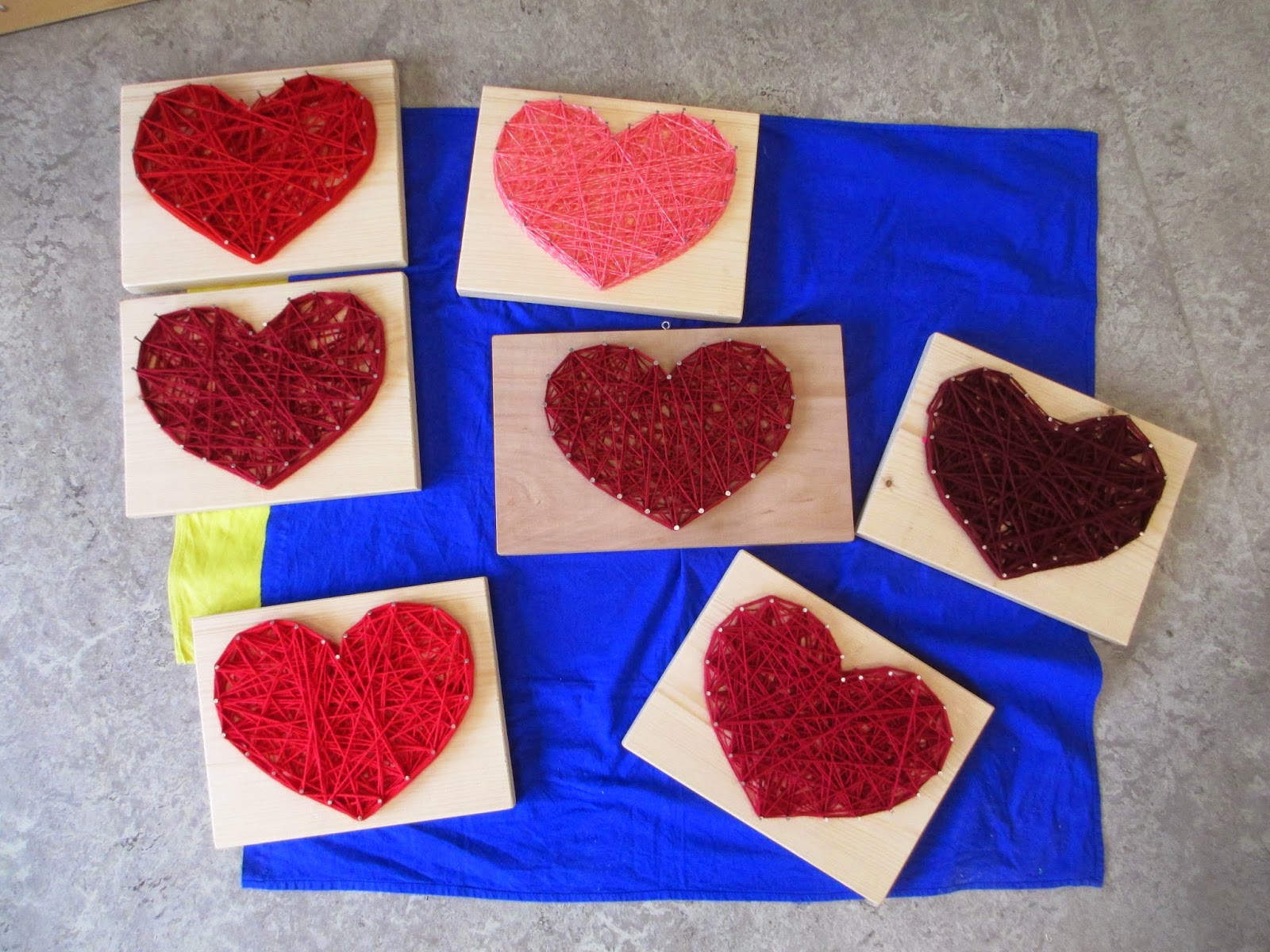 Märlimuus: Muttertag - Fadenbild Herz