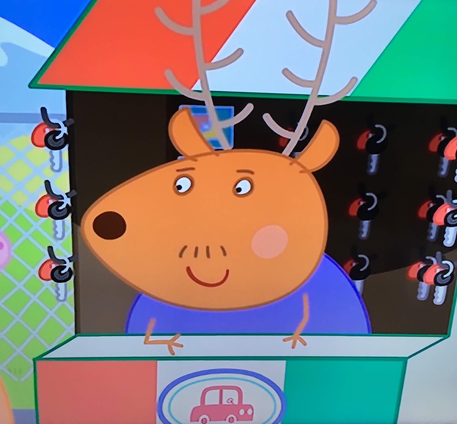 Peppa Pig and (the elusive) Signor Stag