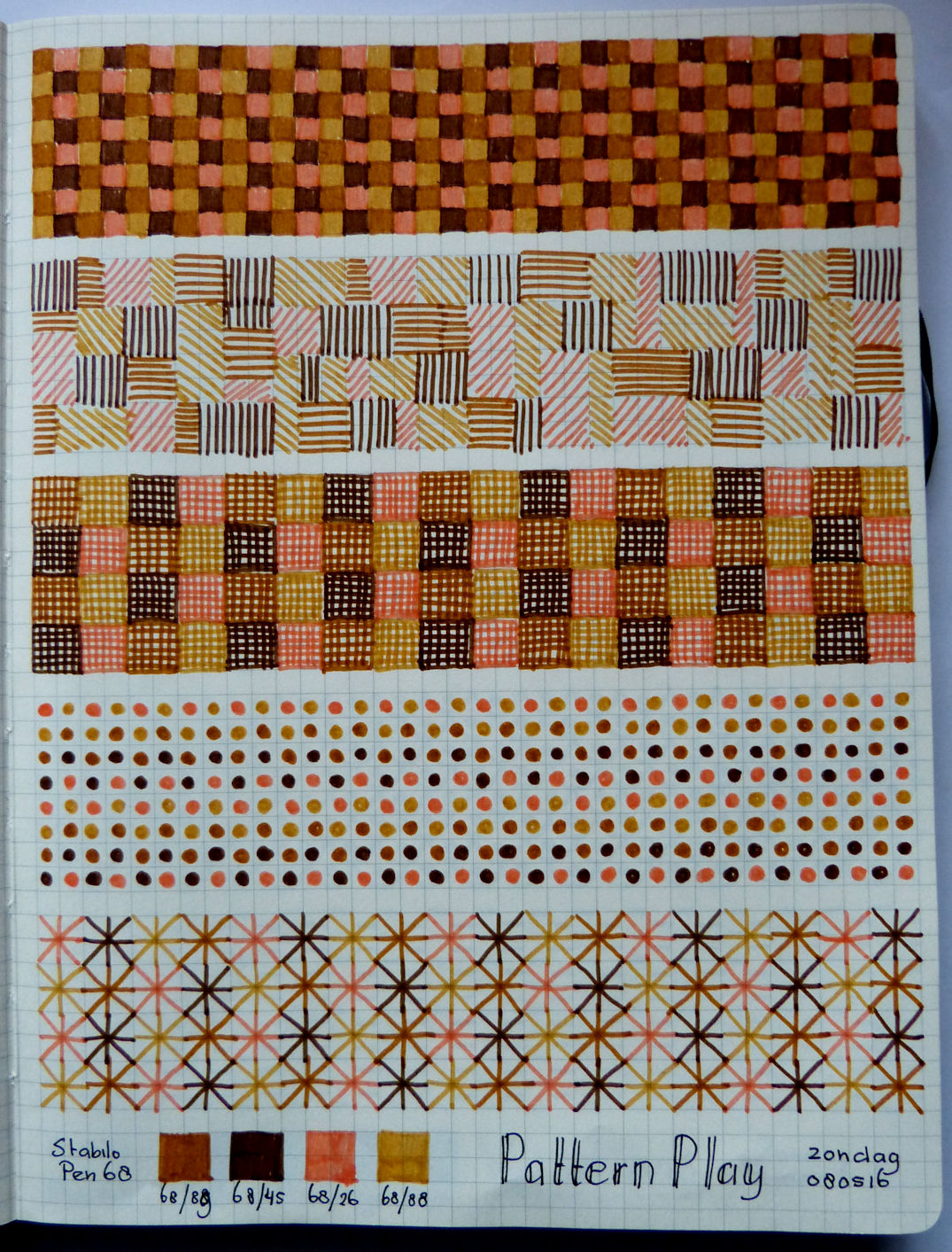 Caatje's Artsy Stuff: Pattern Variations