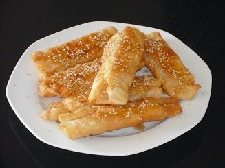 Authentic Greek Recipes: Greek Cheese Pies (Tiropitakia) with Balsamic ...