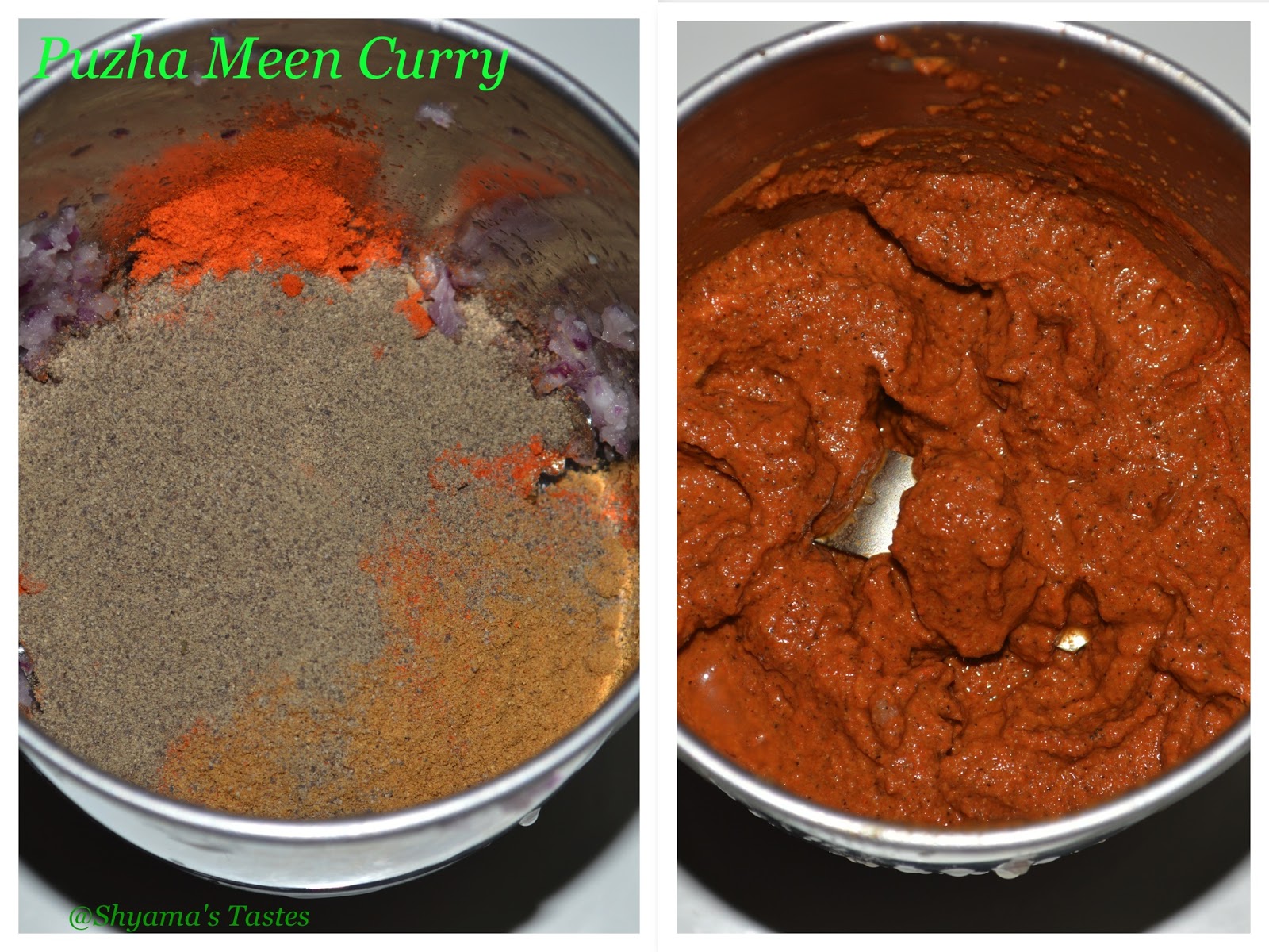 Shyama's Tastes: Puzha Meen Curry/Fresh Water Fish Curry-Easy Recipe