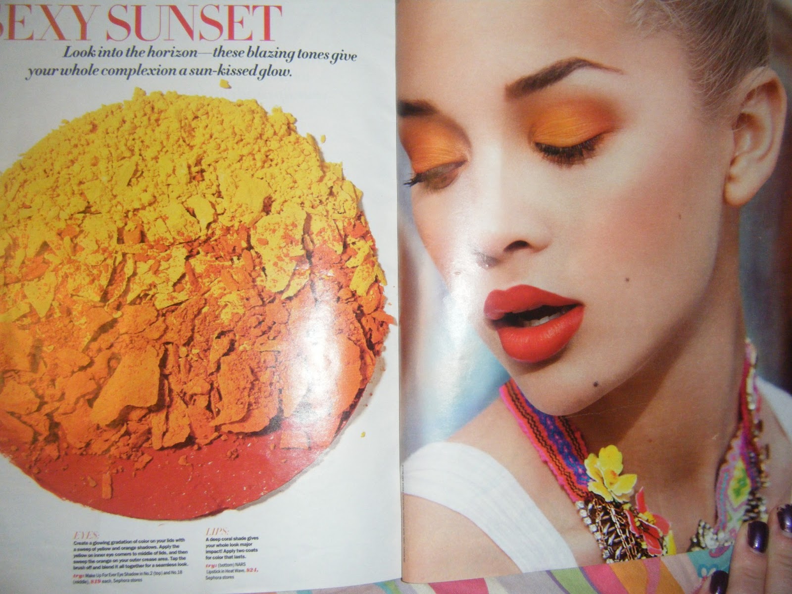 Glamour Couture: How To: Sunset Eye Tutorial