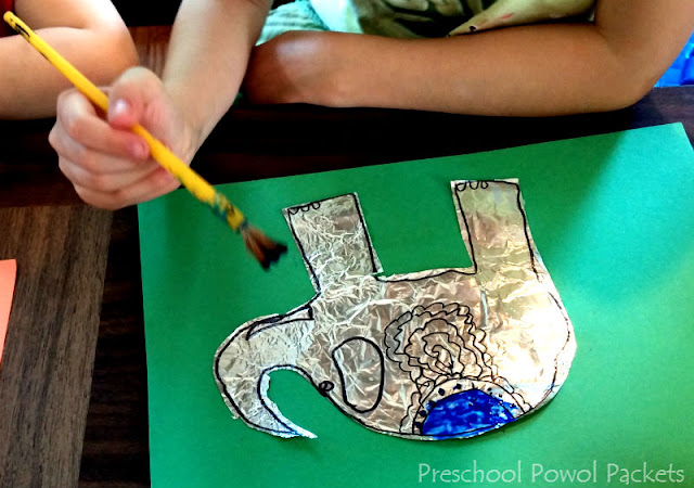 Elephant Art Project & Thailand Lesson | Preschool Powol Packets