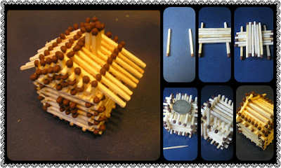 How to make house from matches - crazzy craft