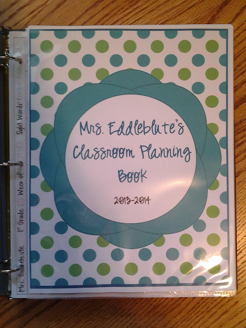 Spotted in First Grade: Optimum Organization...Teacher Planning Binder