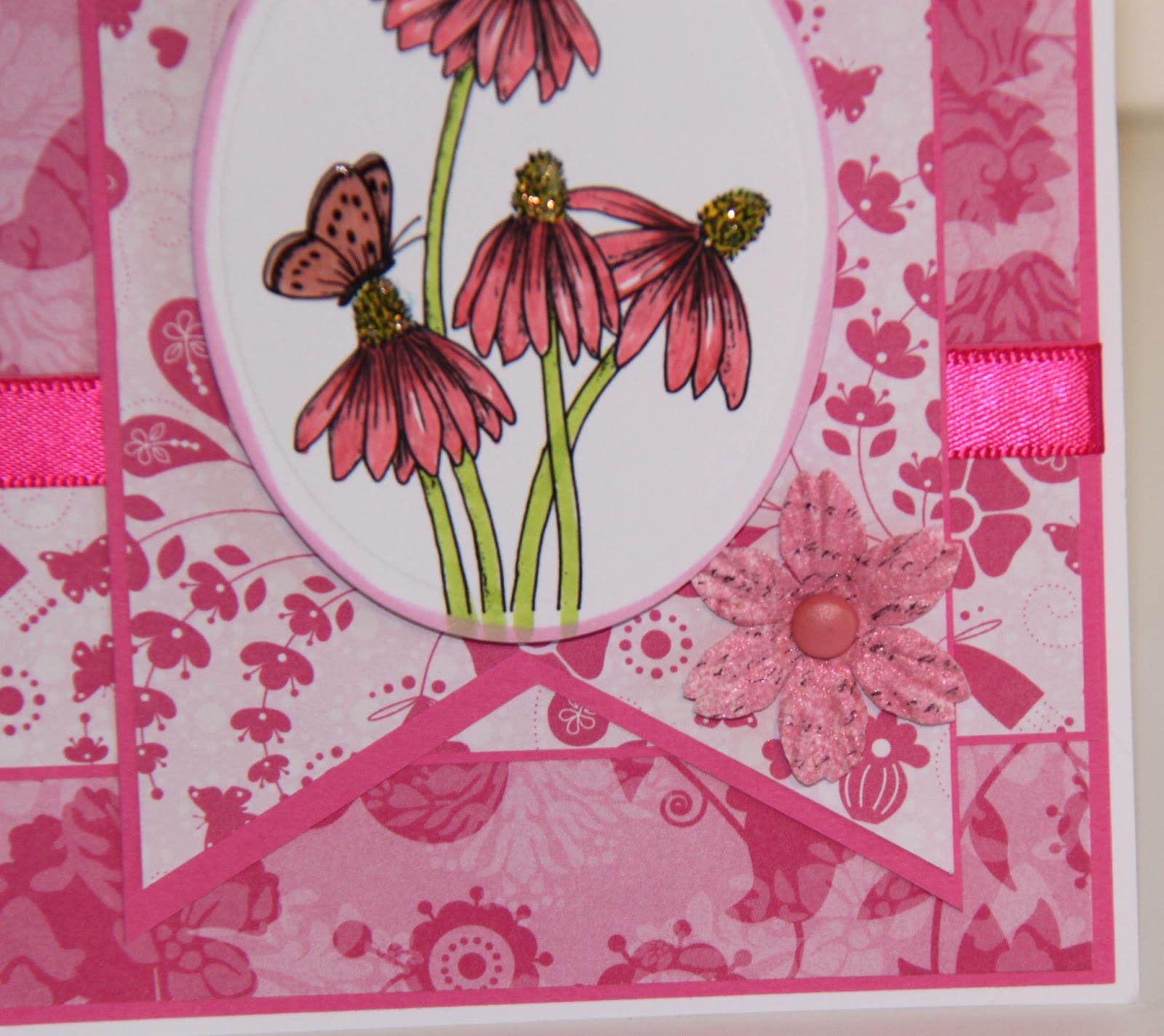 Crafty Girl 21!: SSS215 Pink Pink Pink Card