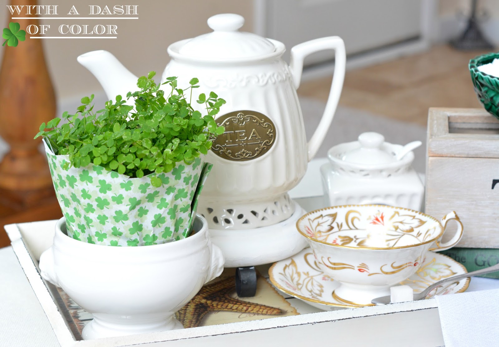 With a Dash of Color: Spring Tea