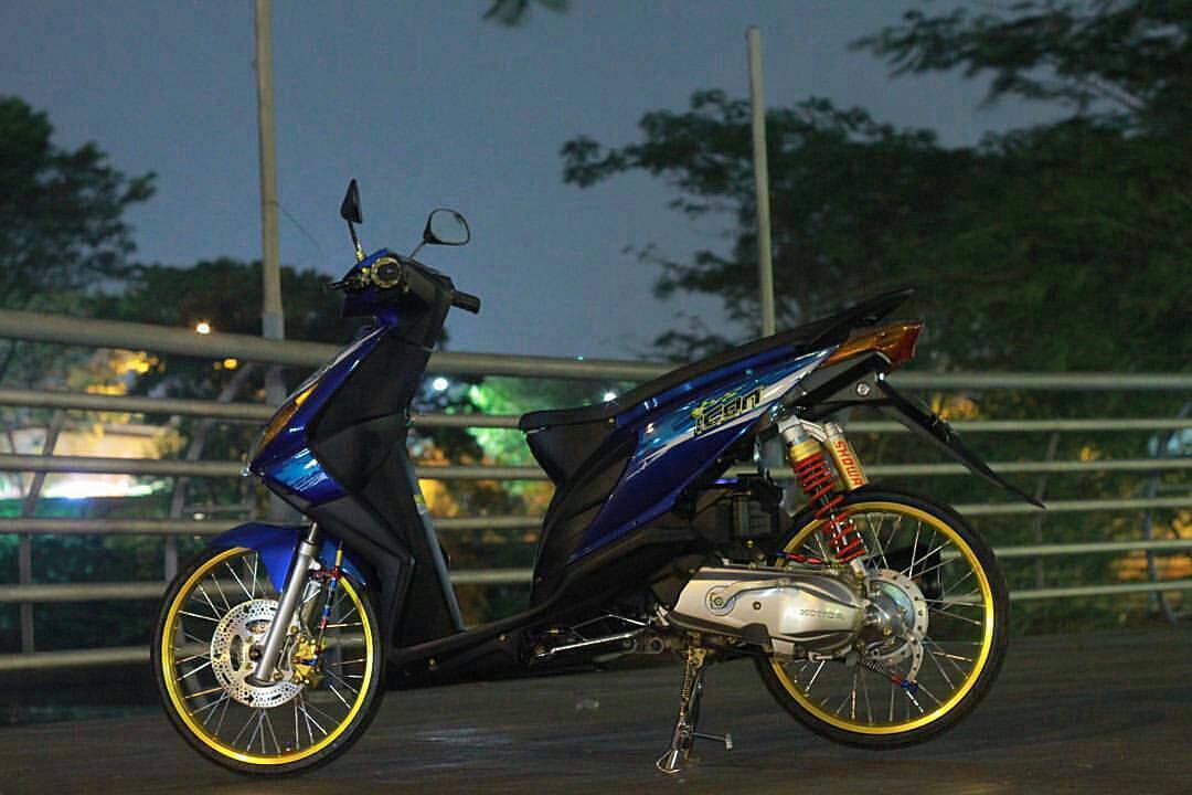 80 Foto Modifikasi Motor Beat Karbu Simple & Extream