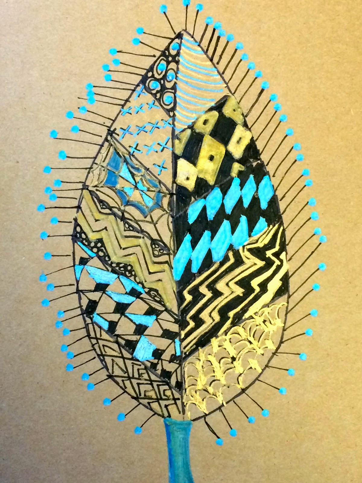 Artsy Miss Hatch: Two Pins, One Lesson. Fourth Grade Zentangles.