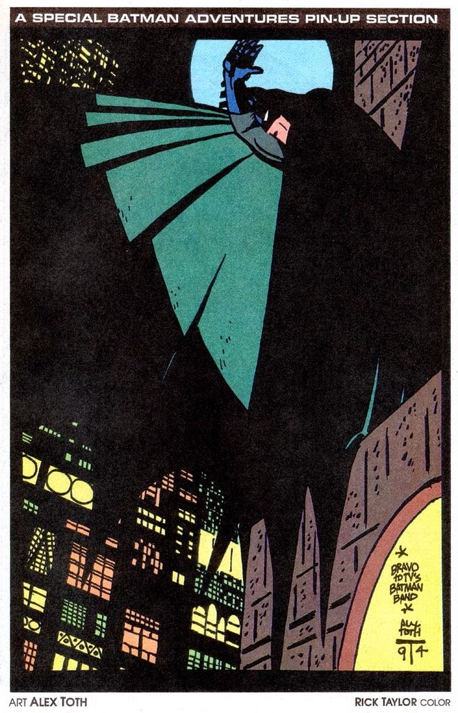 The ALEX TOTH archives: TOTH - THE BATMAN ADVENTURES 25 DC Comics ...