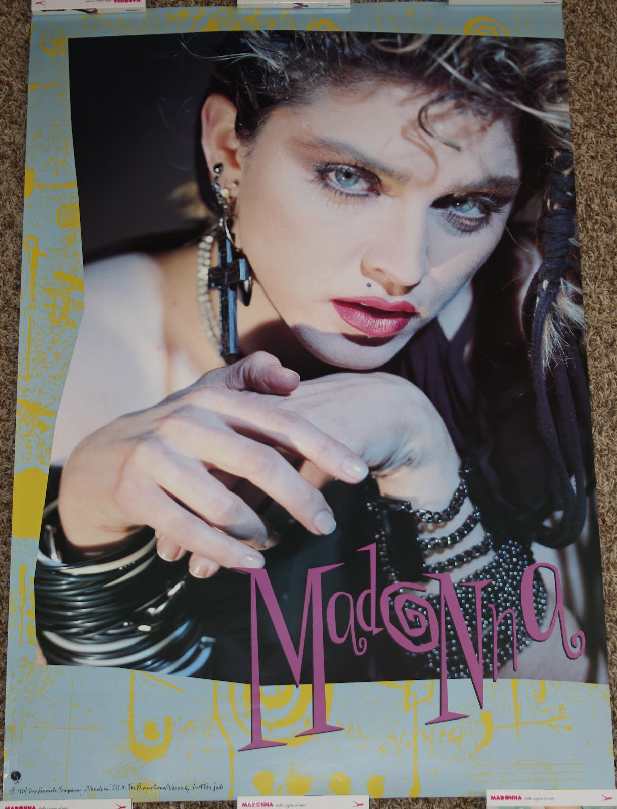 MADMUSIC1: My Madonna Collection: POSTER: Madonna (The First Album) US ...