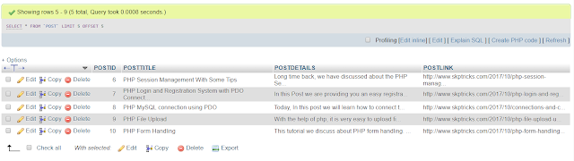 PHP Limit Data Selections From MySQL | SKPTRICKS