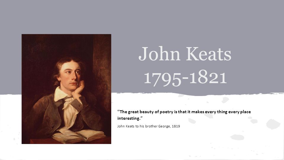 English Literature : John Keats