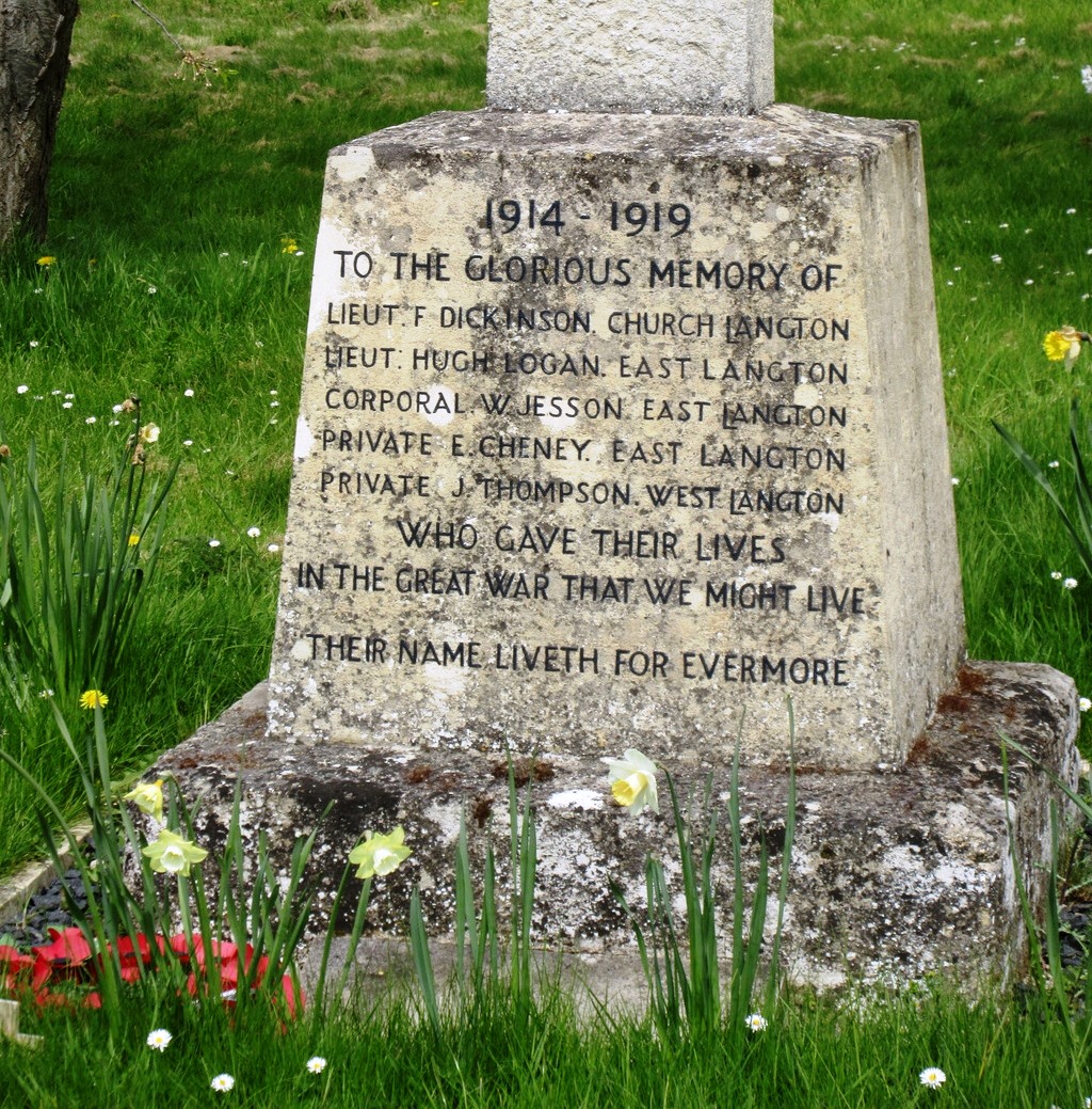 Liberal England: J.W. Logan's grave at Church Langton