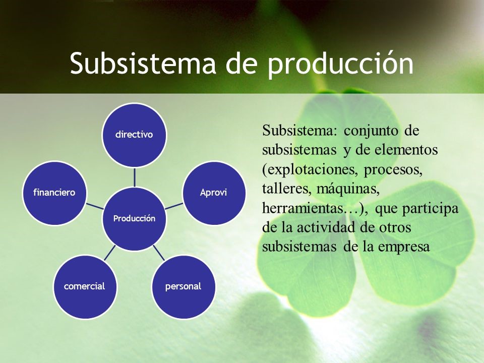 “Función del control de máquinas e instalaciones en el subsistema de ...
