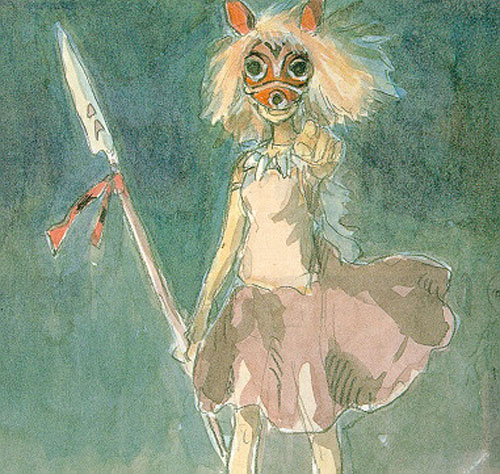 Living Lines Library: もののけ姫 / Princess Mononoke (1997) - Character Design