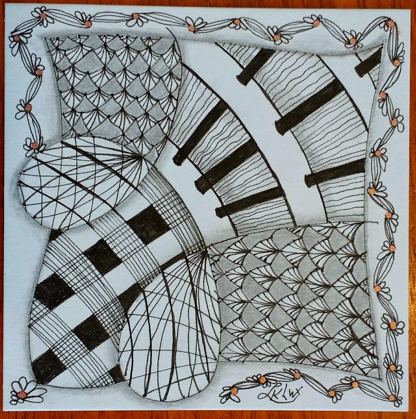 Tickled To Tangle: "It's a String Thing" #58 Tiles