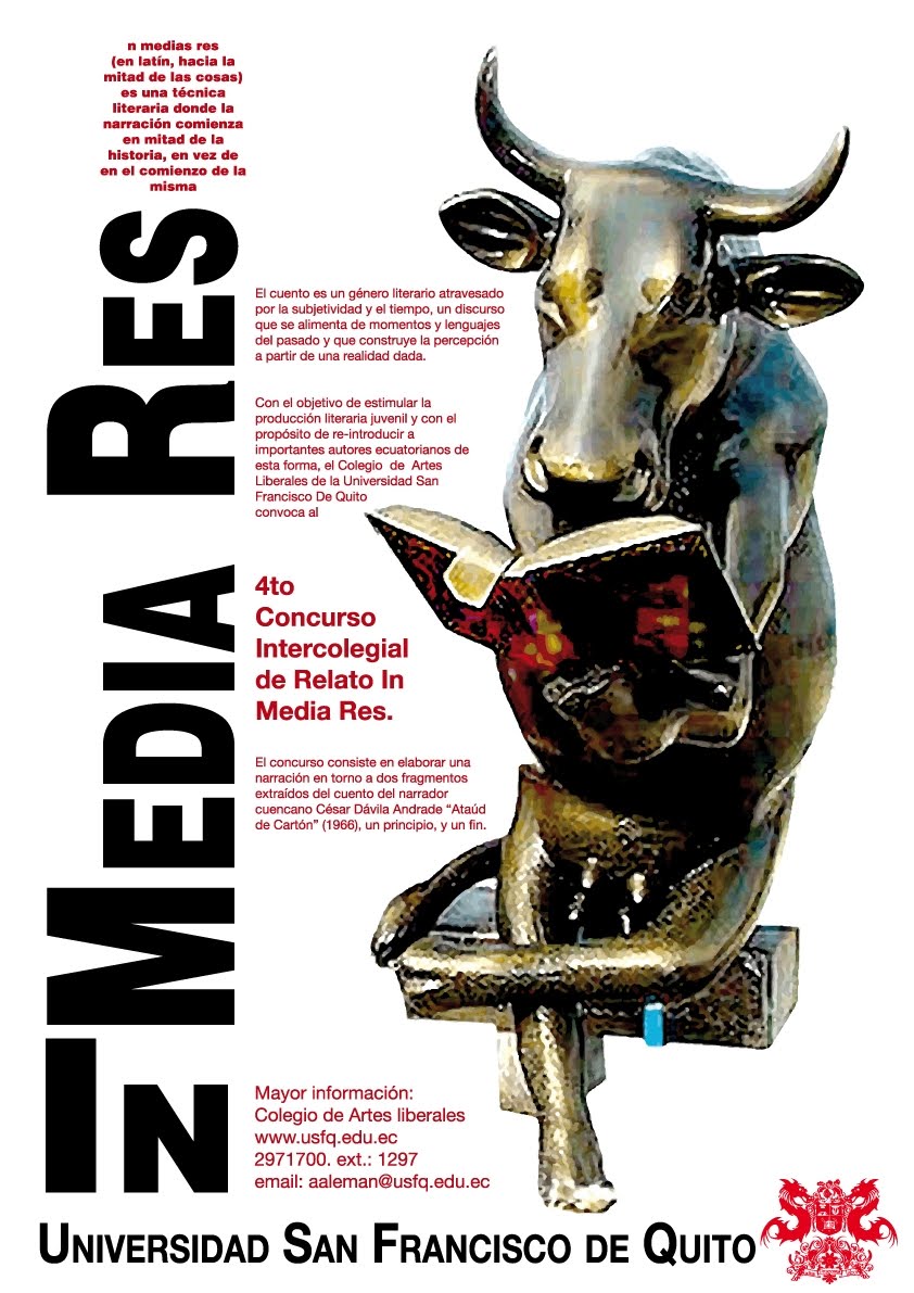 4to Concurso Intercolegial de Relato In Media Res 2011 - Noticias USFQ