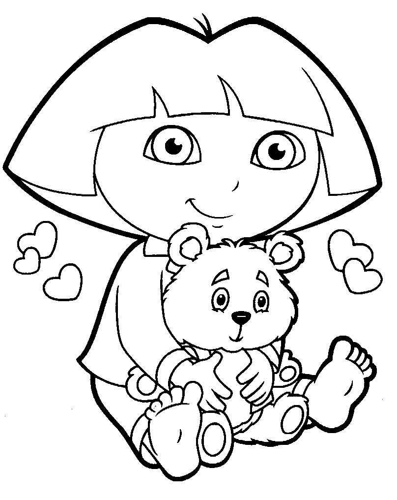 Dora Coloring Pages