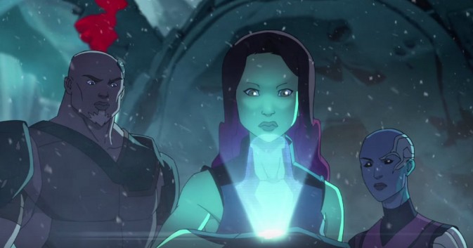 Origem da Gamora e clipes do primeiro episódio da animação dos ...