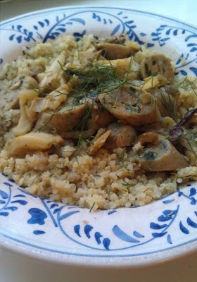 A Bit of Brooklyn: Carmelized Fennel with Sausages