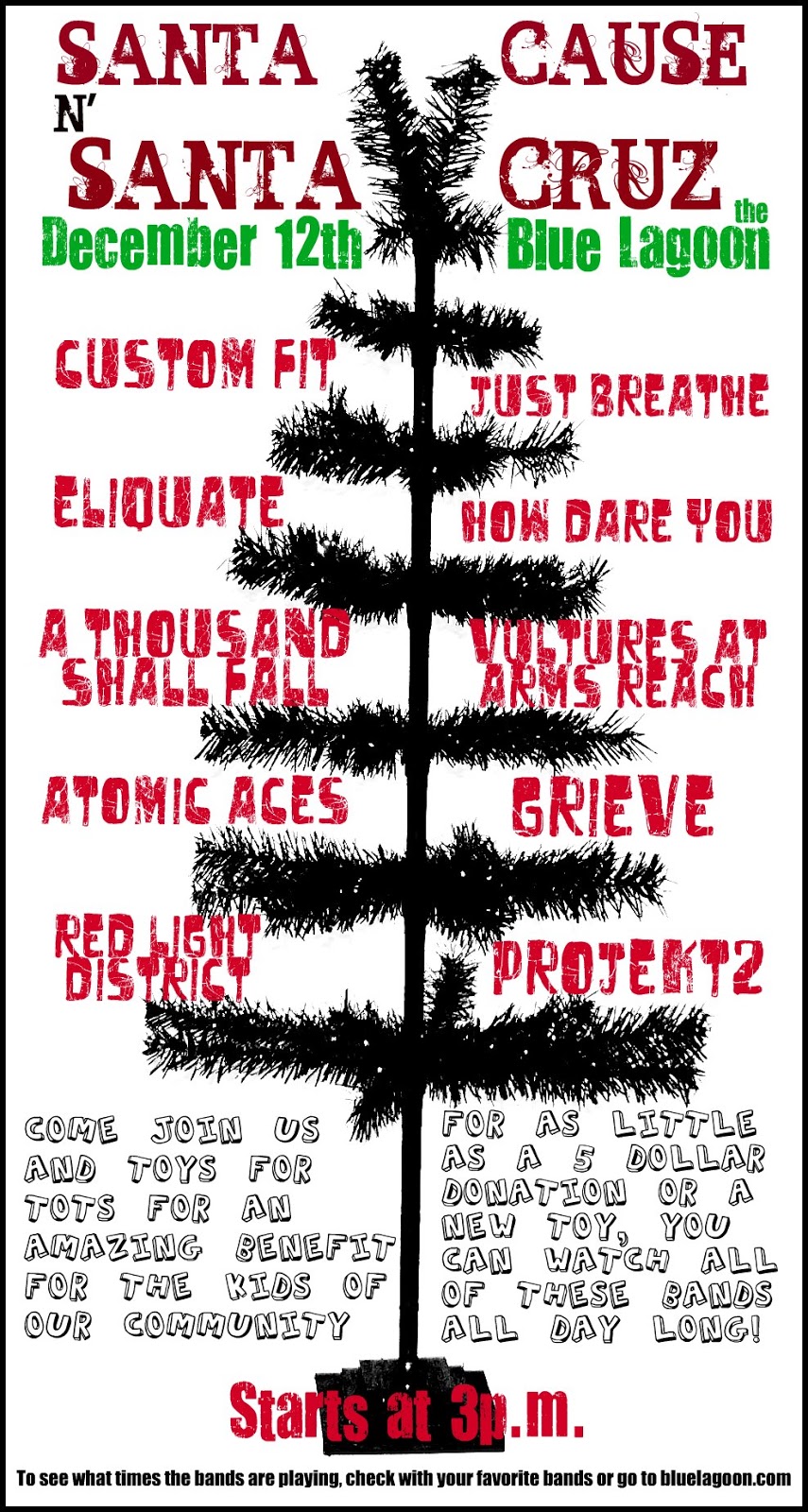 A santa cause its a punk rock christmas : churchrirti