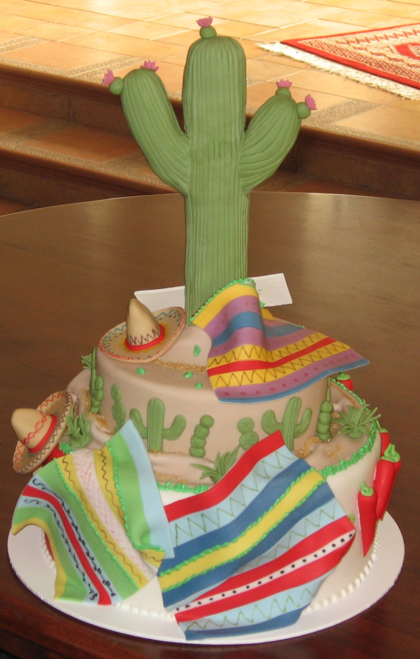 Let Them Eat Cake: Mexican themed cake