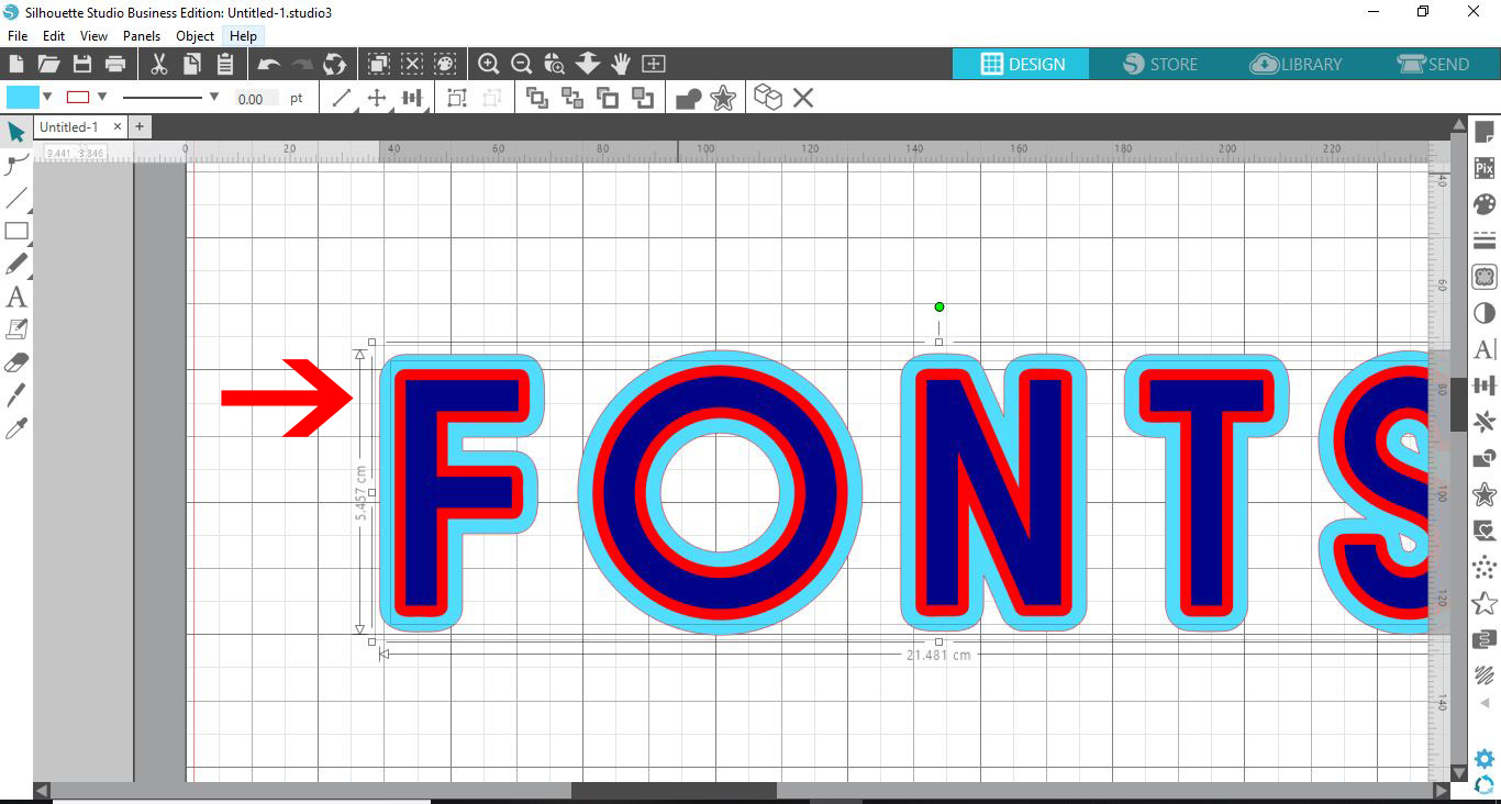 Add Outlines to Text In Silhouette Studio | Design Bundles