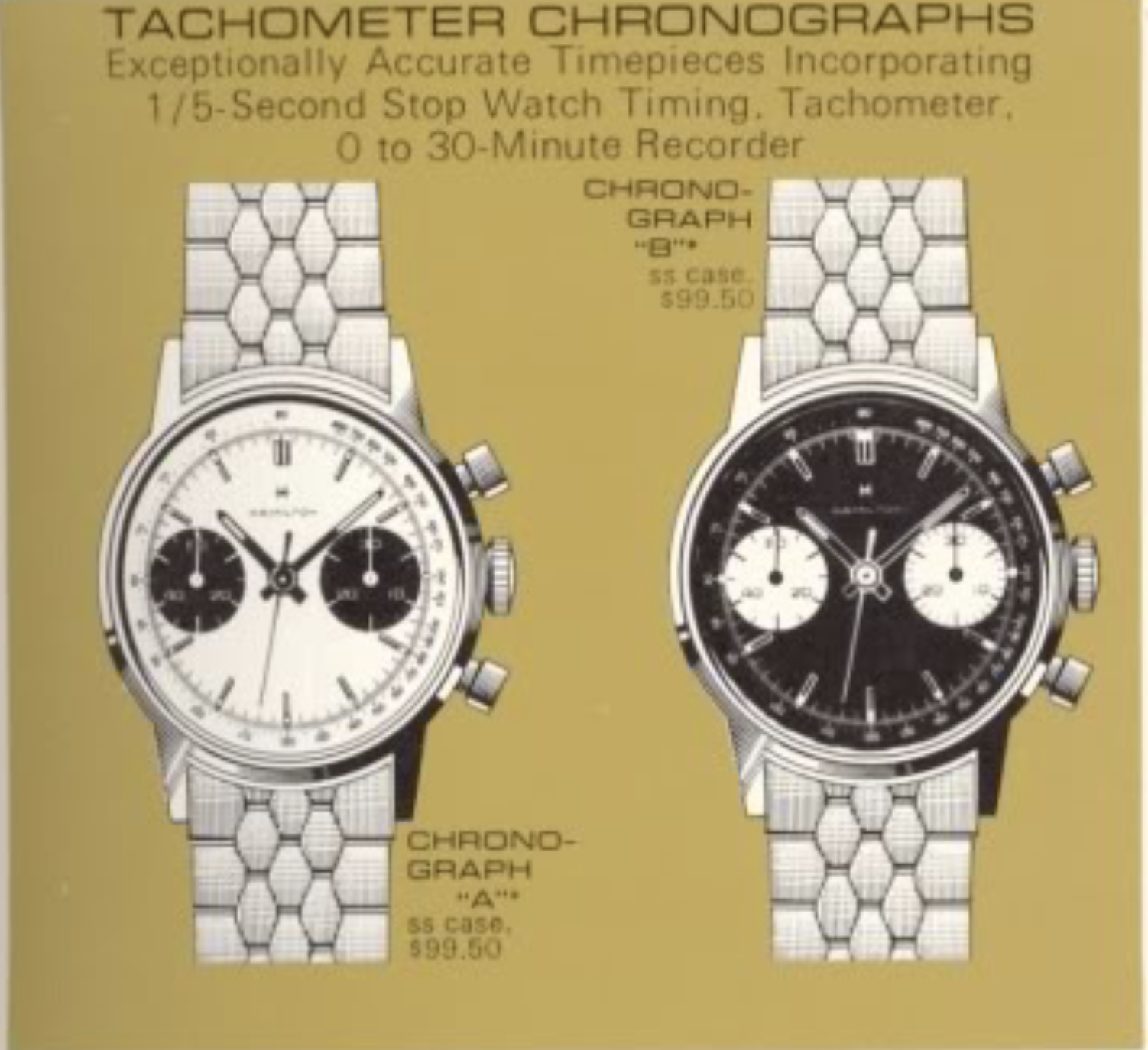 Vintage Hamilton Watch Restoration: 1968 Chronograph A