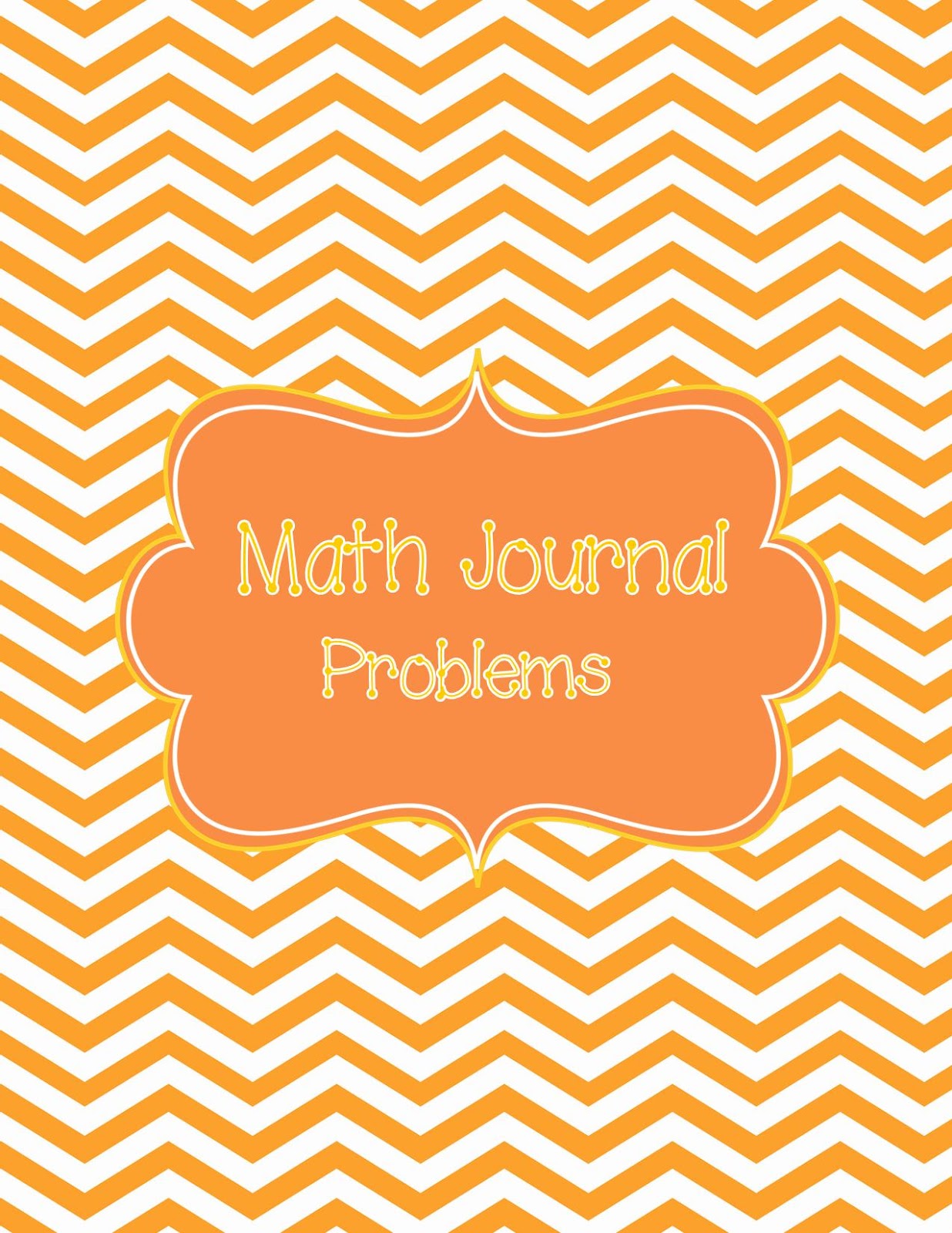 You Might be a First Grader...: Math Journals