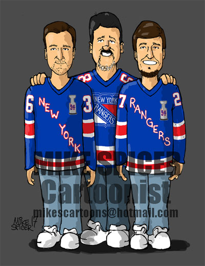 Mike Spicer Cartoonist / Caricaturist.: SportsFan Custom Caricatures ...