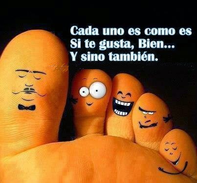 Imagenes de Frases: Cada uno es como es