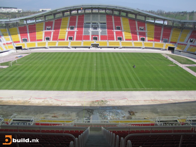 Ohne Kommentar Vol. VII: Arena 'Filip II. von Makedonien' kurz vor der ...