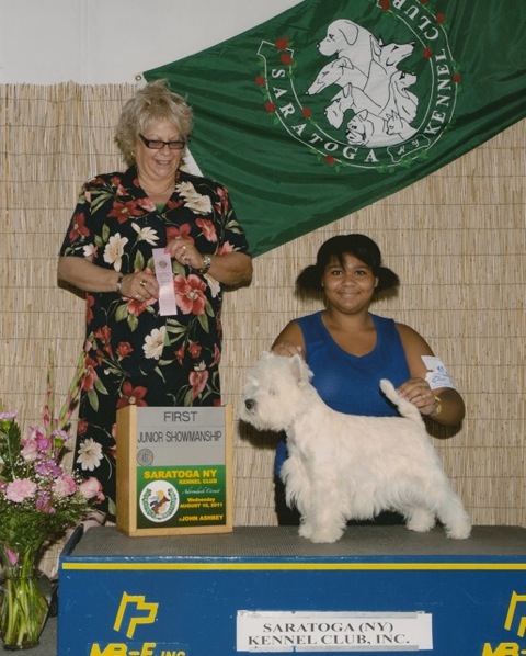 To Dog With Love: The Road to AKC/Eukanuba: Junior handler Ashley ...