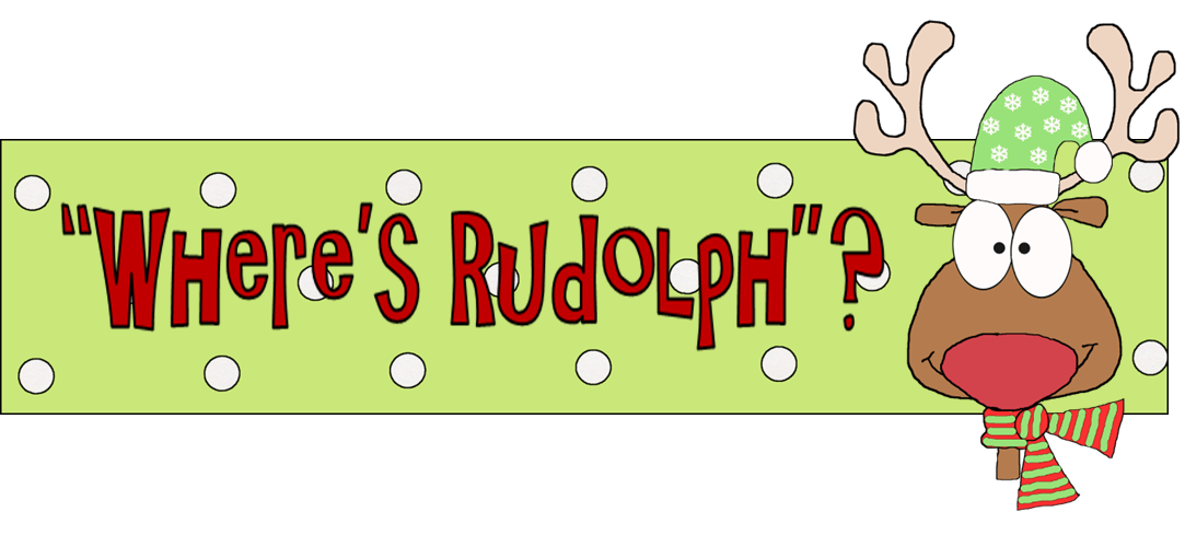 Christmas Game Idea "Where's Rudolph?" - Parties and Patterns
