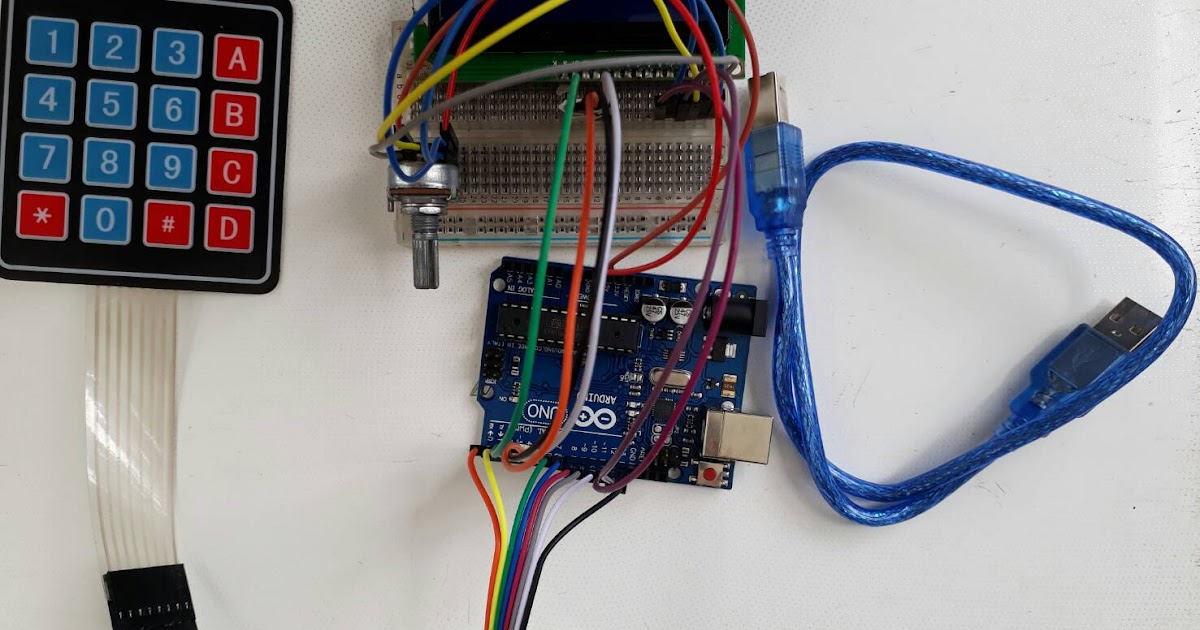 4th Project - Calculator with LCD Display and Keypad | Densluck