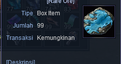 Cara Proses Rare Ore ? Hadiahnya apa ? - ZadaCh