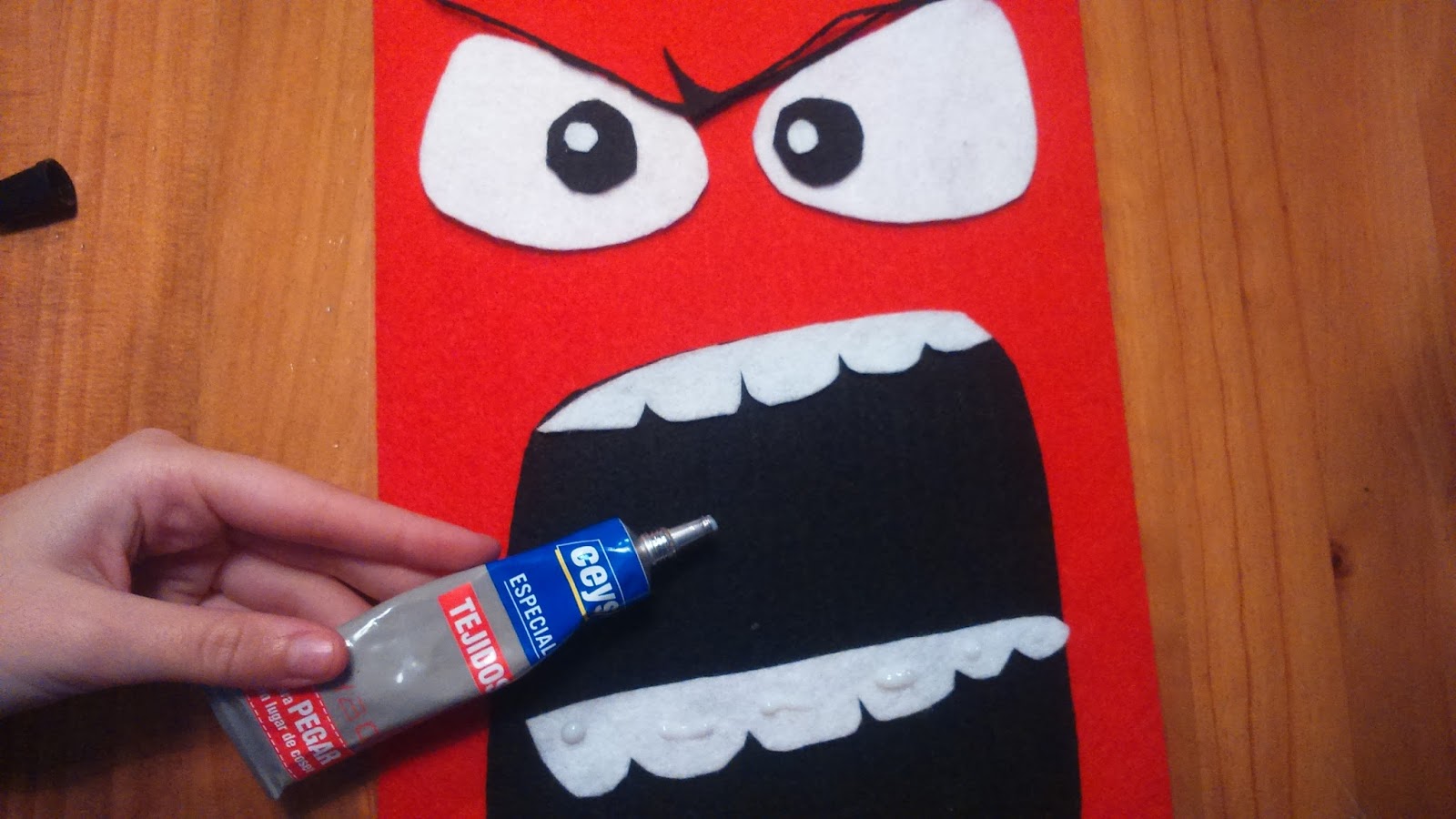 Where the creative things are.: Disfraz furia Inside Out