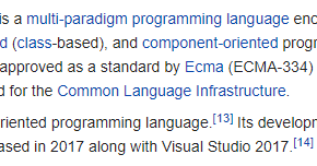 Microsoft C# - Basics
