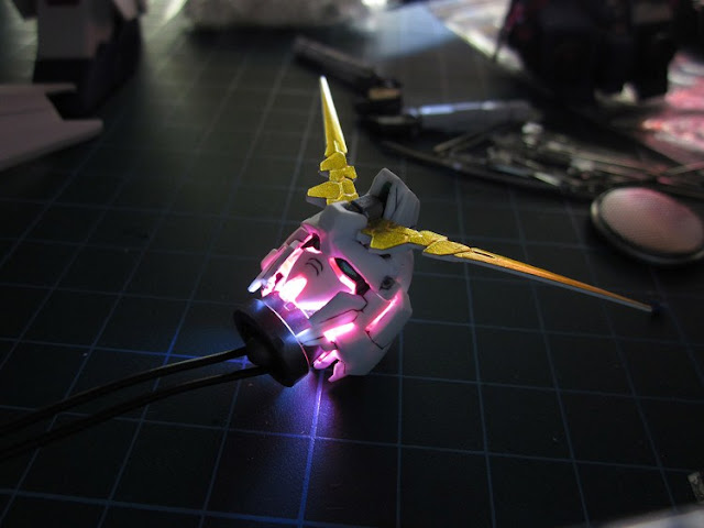 GUNDAM GUY: MG 1/100 RX-0 Unicorn Gundam w/ LED Installed