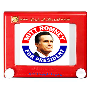 Happy Thoughts Travel Fast (HTTF): Mitt Romney's Etch-A-Sketch