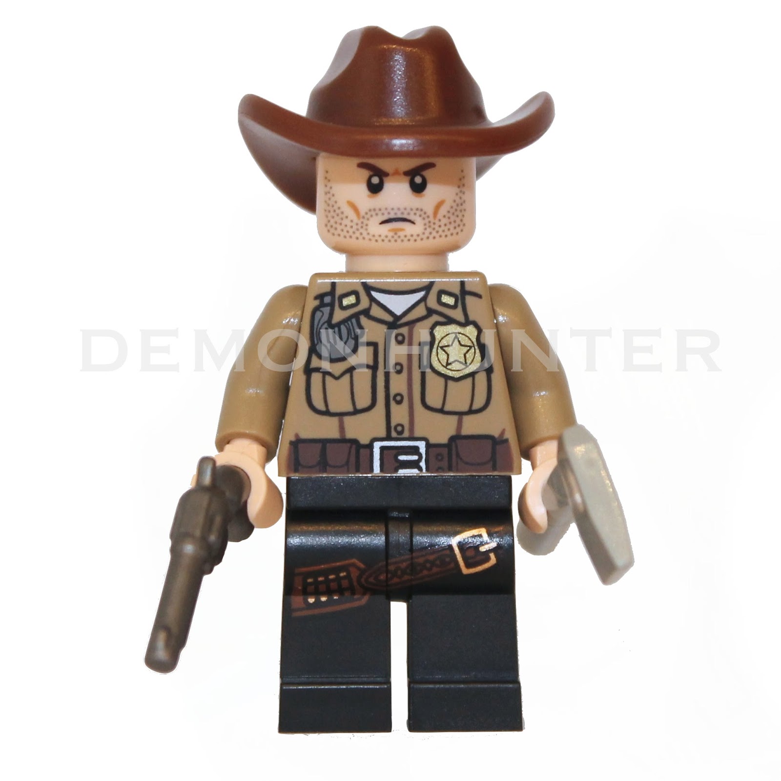 Rick Grimes from The Walking Dead Custom Lego Minifigure - Demonhunter ...