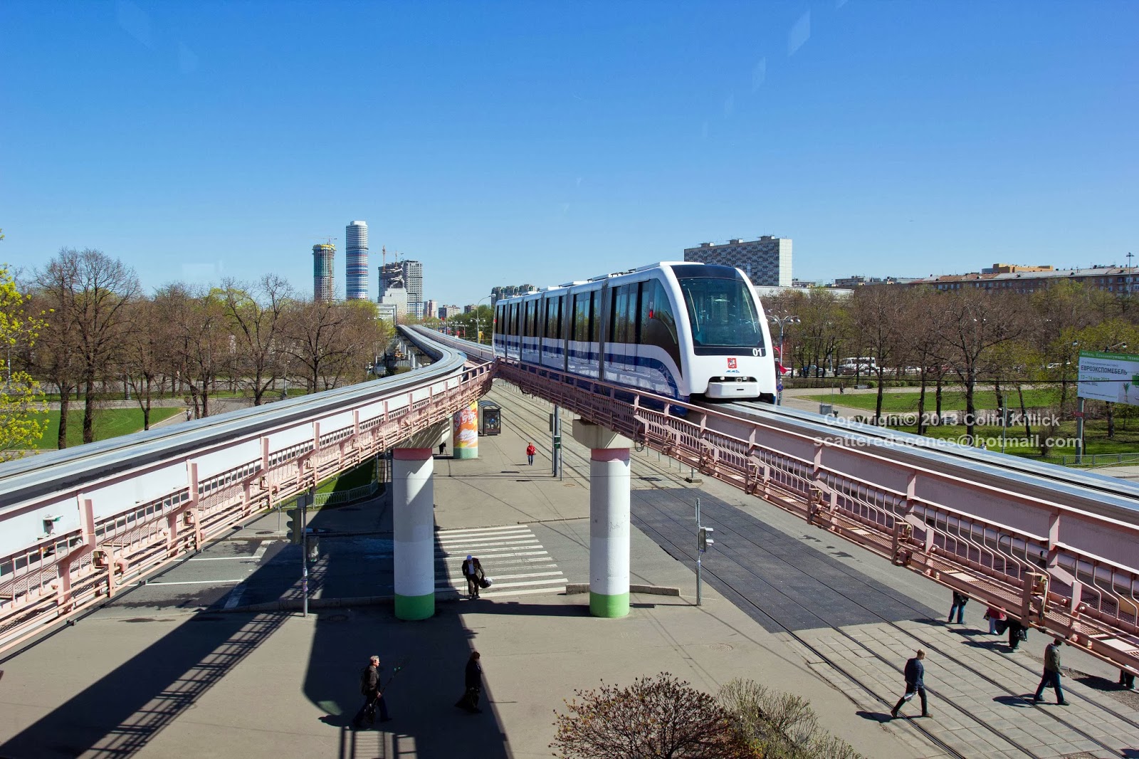 Three years in Moscow: Moscow Monorail