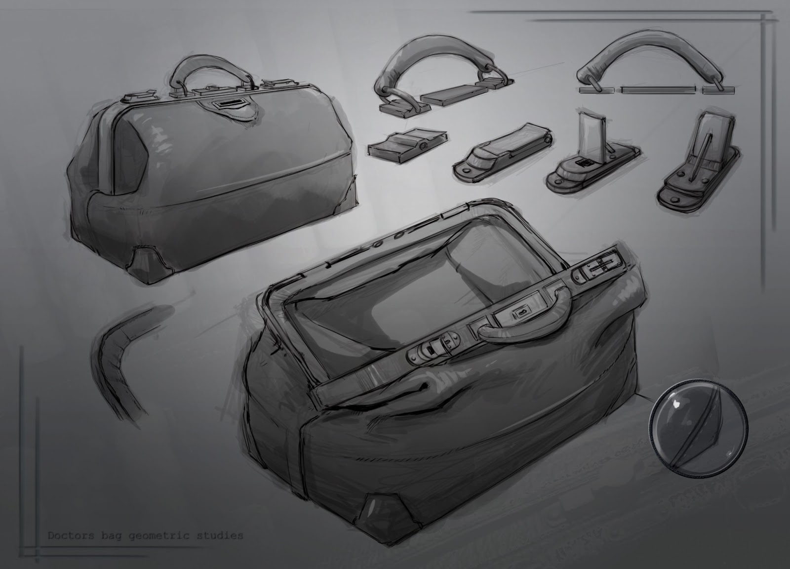 Darren Benton MA Masters : Doctors Bag: Drawing for Concept Artists