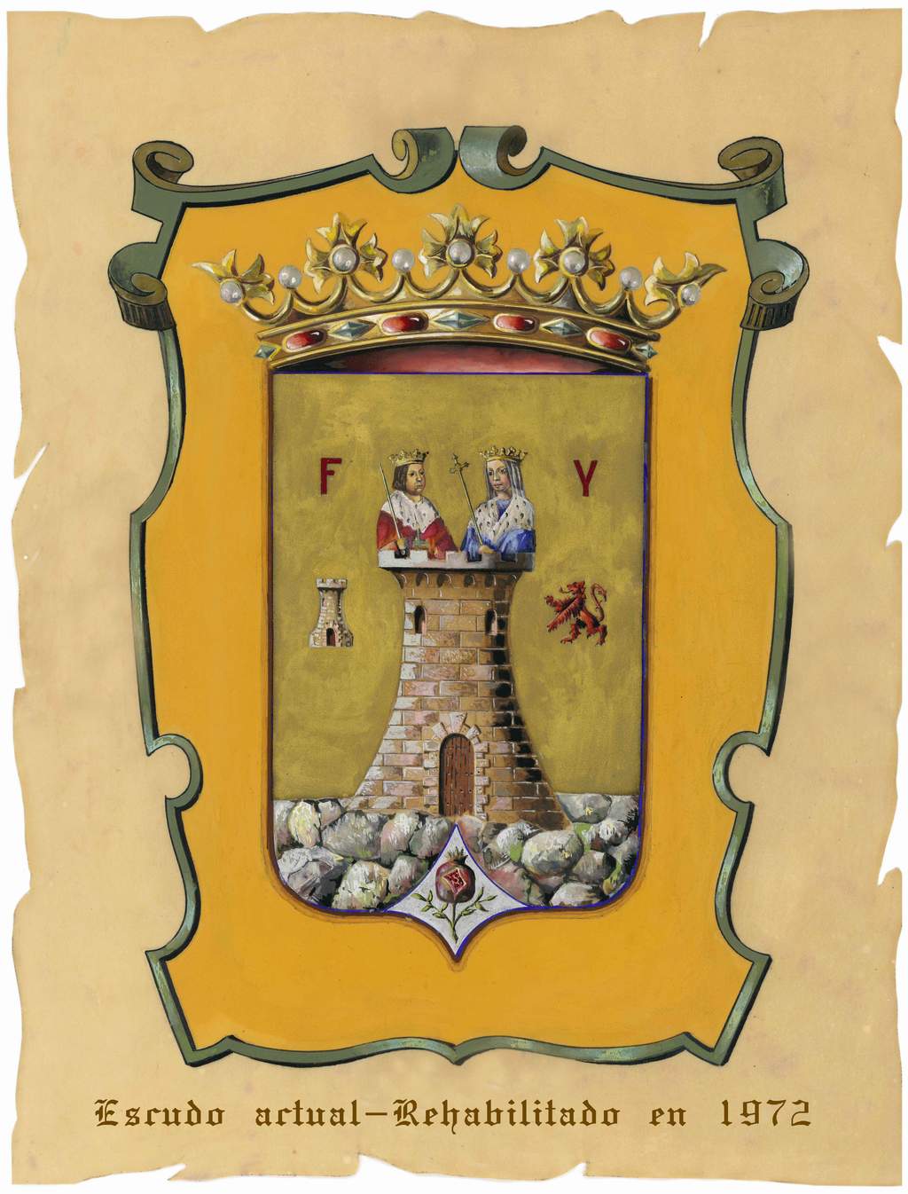 Historia/s de Montefrío: ESCUDO HERÁLDICO MUNICIPAL DEL AYUNTAMIENTO DE ...